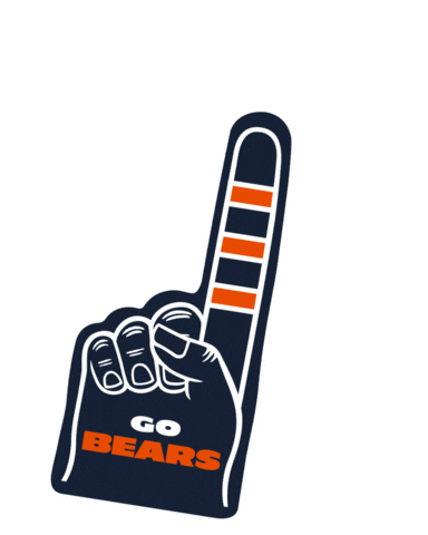 Go Bears Foam Finger Sports Doodle - Custom Doodle for Google