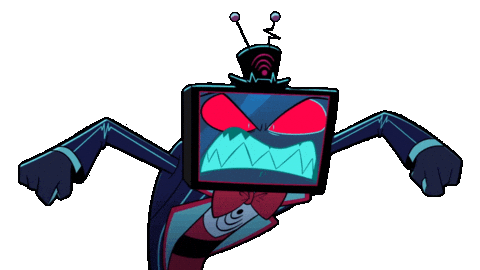 Hazbin Hotel Angry Vox Doodle - Custom Doodle for Google