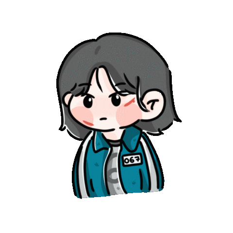 Squid Game Cute Kang Sae-byeok Doodle - Custom Doodle for Google