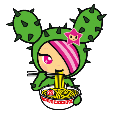 Tokidoki Sandy Eats Ramen Doodle - Custom Doodle for Google