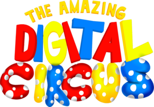 The Amazing Digital Circus Logo Doodle - Custom Doodle for Google